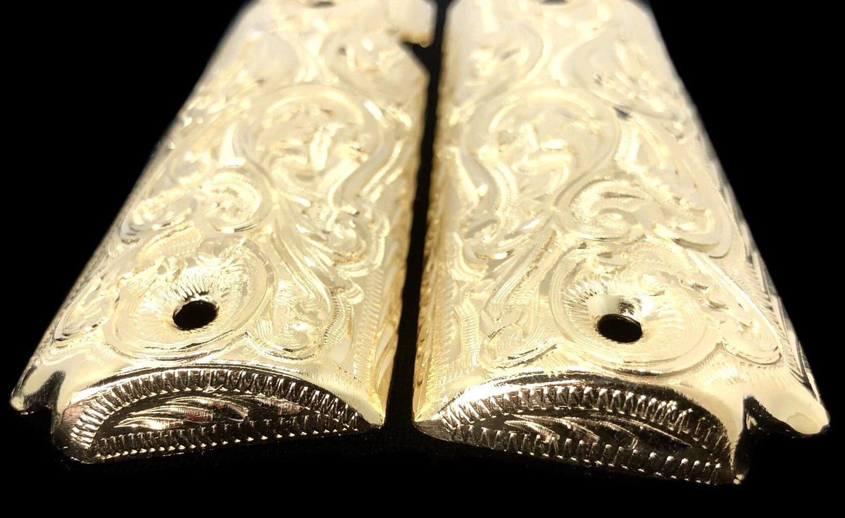 1911 • Engraved • Gun Grip • Springfield • Colt • Super • Rock Island ...